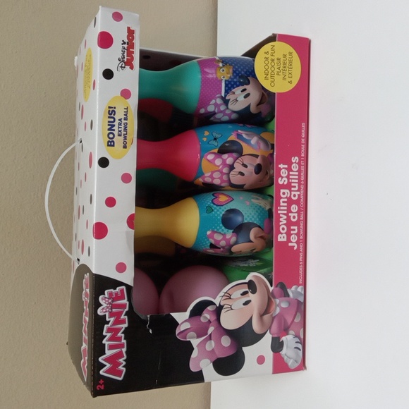 Disney | Toys | Disney Junior Minnie Mouse Indoor Outdoor Fun Bowling ...